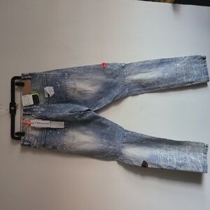 smoke rise ny | Jeans | Smoke Rise Mens Jeans Cupid Embroidered Acid ...
